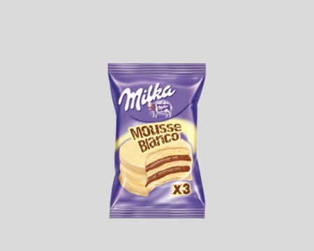 ALFAJOR MILKA TRIPLE MOUSSE BLANCO