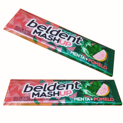 CHICLE BELDENT MASHUP MENTA Y POMELO X 20U