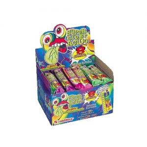 GAM CHICLE SUPER HIPER ACIDO MINIBARRA 8cm x 40u