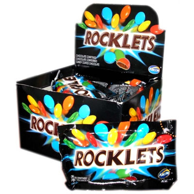 GOLOSINA ROCKLETS NEGRO X 24U B/12
