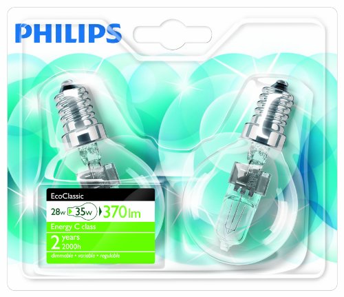 LAMPARA PHILIPS HALOGENA ECO CLASSIC 28w