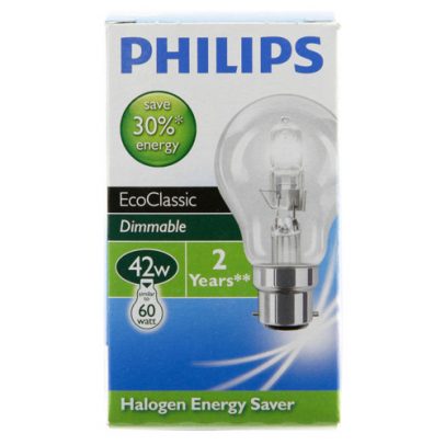 LÁMPARA PHILIPS HALÓGENA CLASSIC 42W